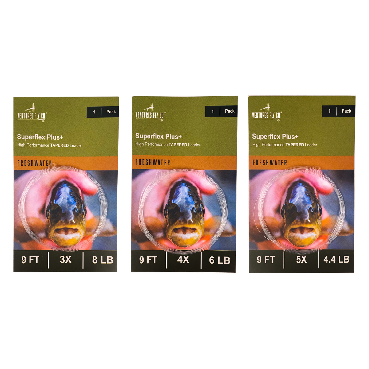 Superflex Plus Tapered Leaders – Ventures Fly Co